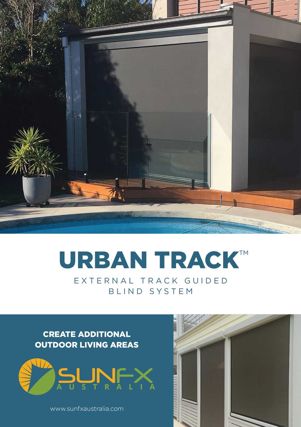 Outdoor Track Guided Blind Systems